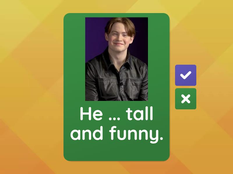 Let's study verb "to be" - Flash cards