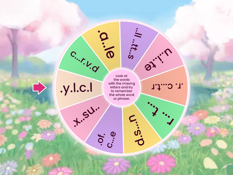 Developing Taste - Homework - Random wheel