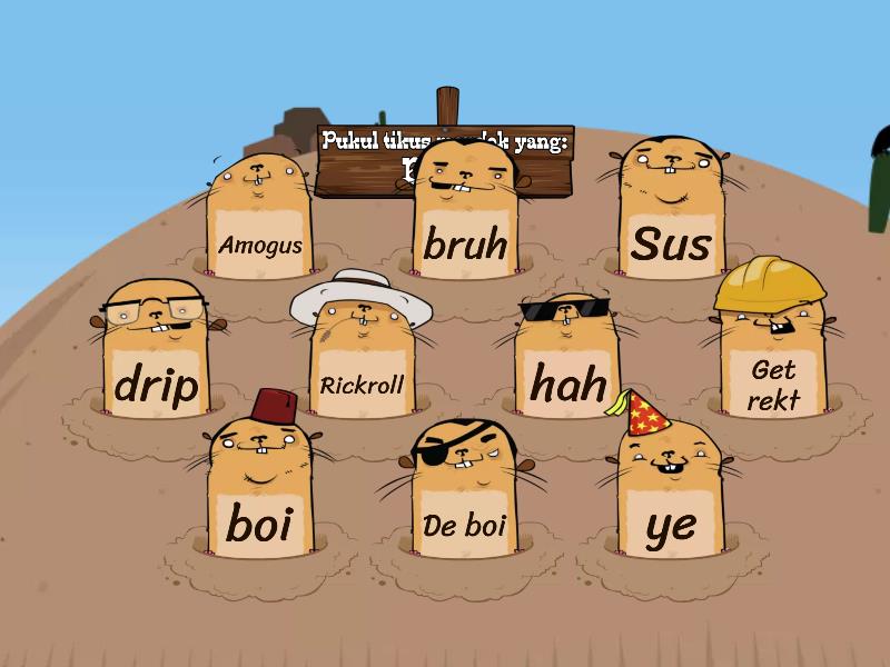 meme whack a mole (english) - Acerte as toupeiras