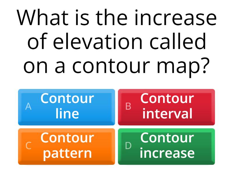 Contour Maps - Quiz