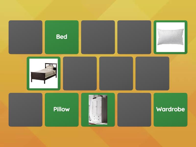 In the bedroom - Matching pairs