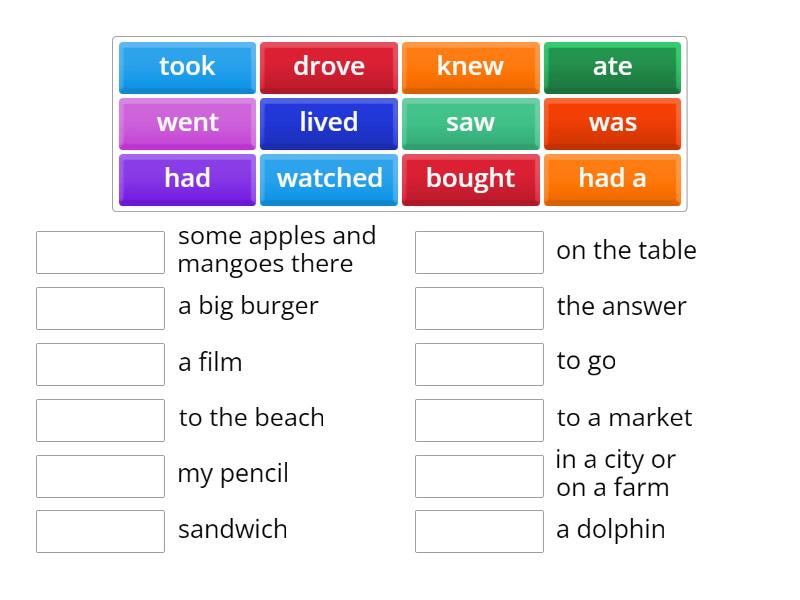 review collocation - Match up