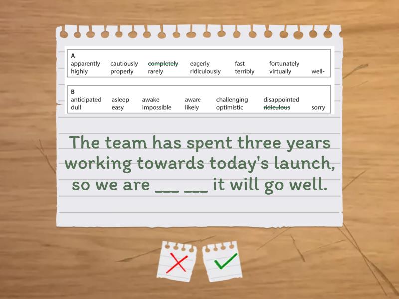 Adjectives and adverbs - Flash cards