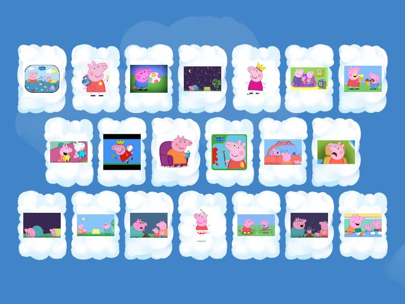 What is Peppa doing? - Present continuous on - Flip tiles