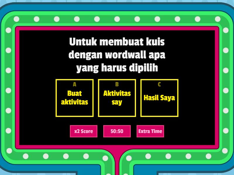 KUIS INTERAKTIF UNTUK PEMBELAJARAN - Gameshow quiz
