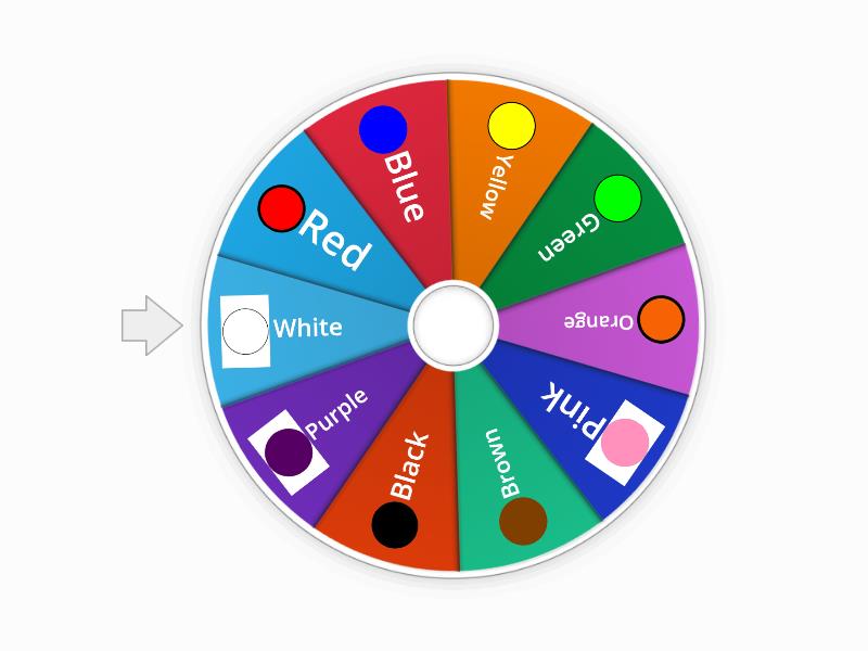 Colour wheel - Spin the wheel