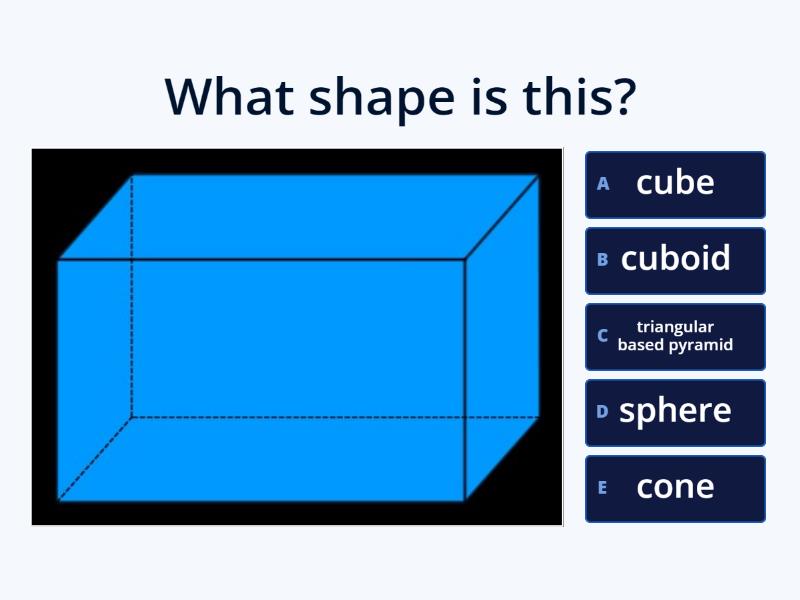 3D Shape - Quiz