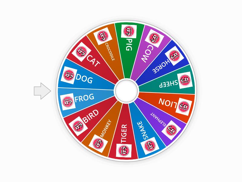 ANIMAL WHEEL - Rueda aleatoria