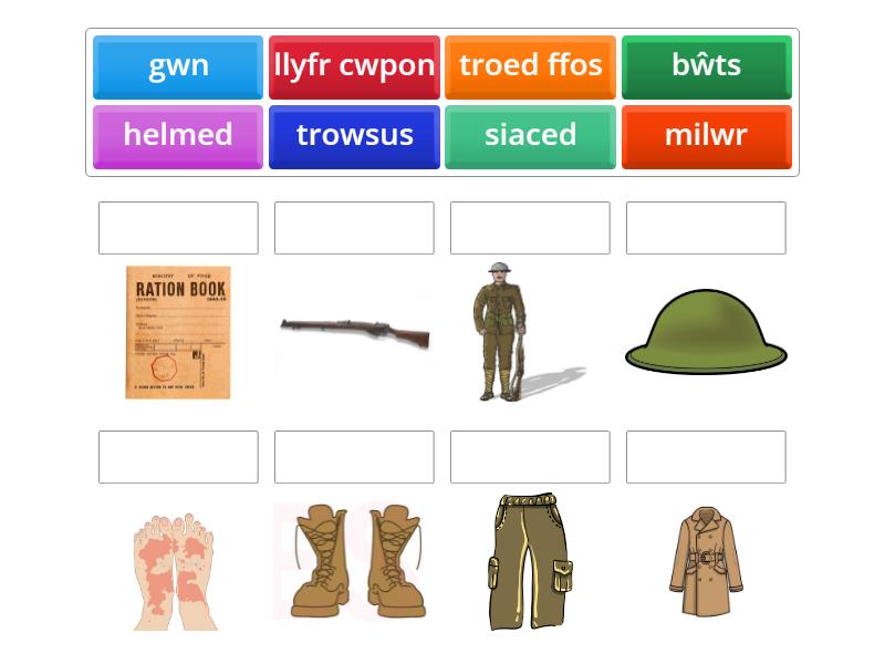 Rhyfel Byd - Milwr - Match up