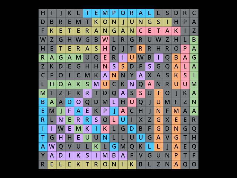 game teks berita - Wordsearch