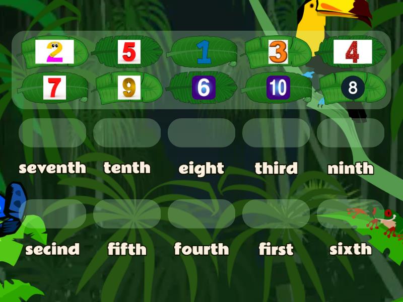 Ordinal numbers - Match up