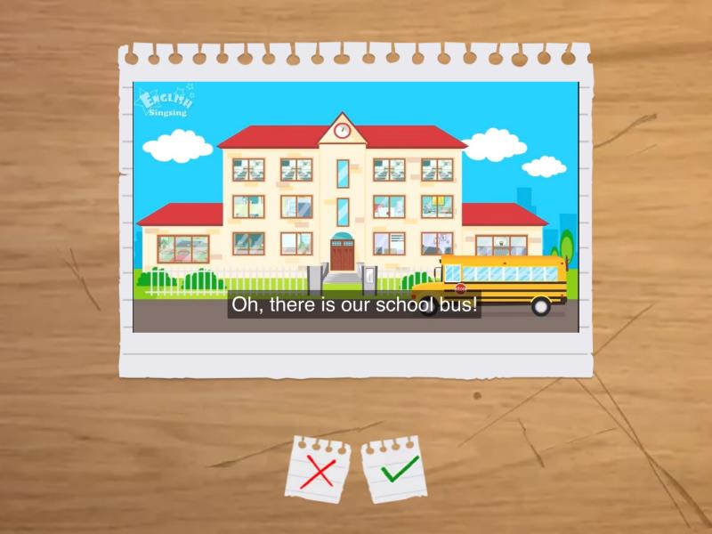 My School - Flash cards