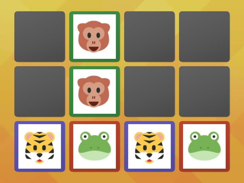 Memory Animals - Parejas