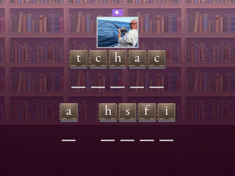 Super Minds 1 Unit 9 At the beach - Anagram