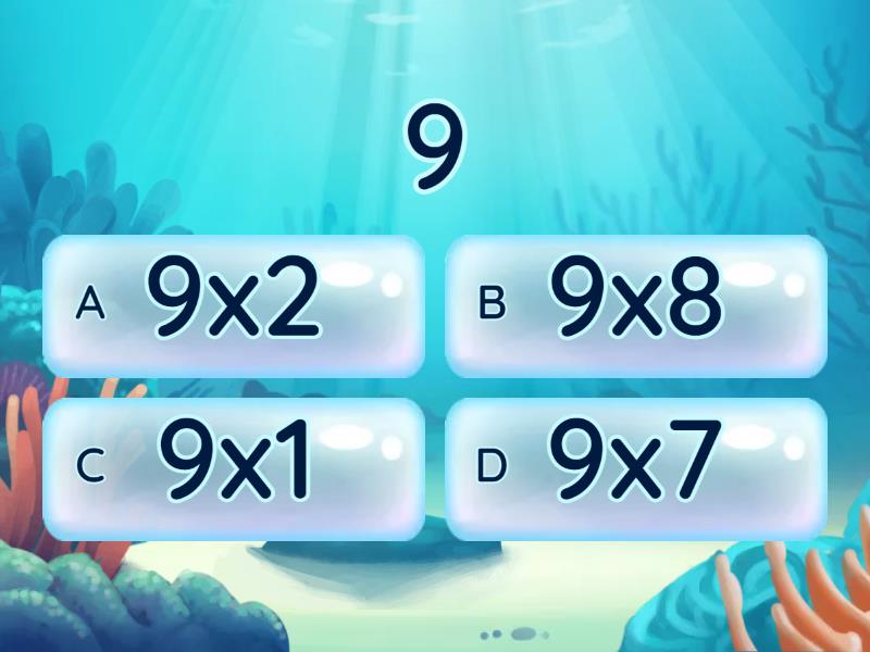 การคูณแม่ 9 - Quiz