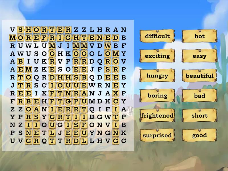 Power Up 2 Unit 9 Part 2 - Wordsearch