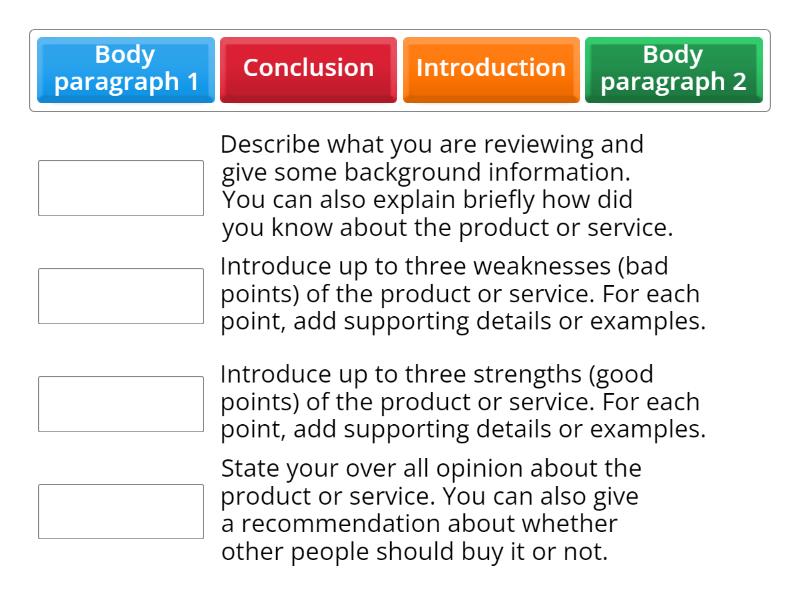 Match the description of each feature to the correct part of the ...