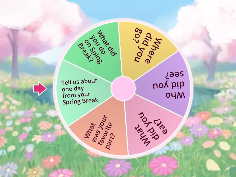 Spring Break roulette - Spin the wheel