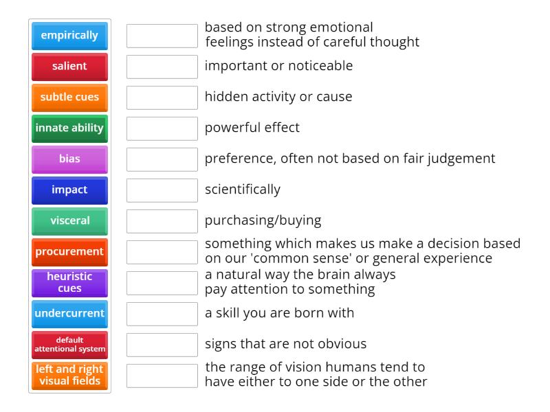 Viewpoint 2 ex 4 - Match up