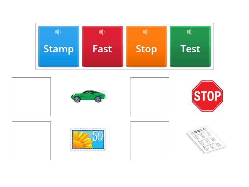 Oxford Phonics sm-sn-sp-sw-st - Match up
