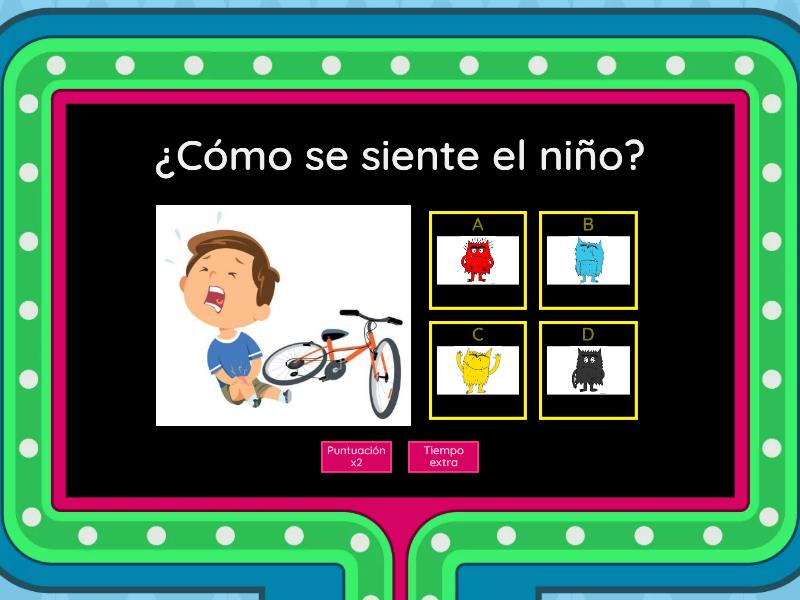 Las emociones-preescolar - Gameshow quiz
