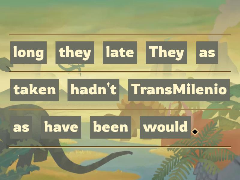 Third Conditional Unjumble
