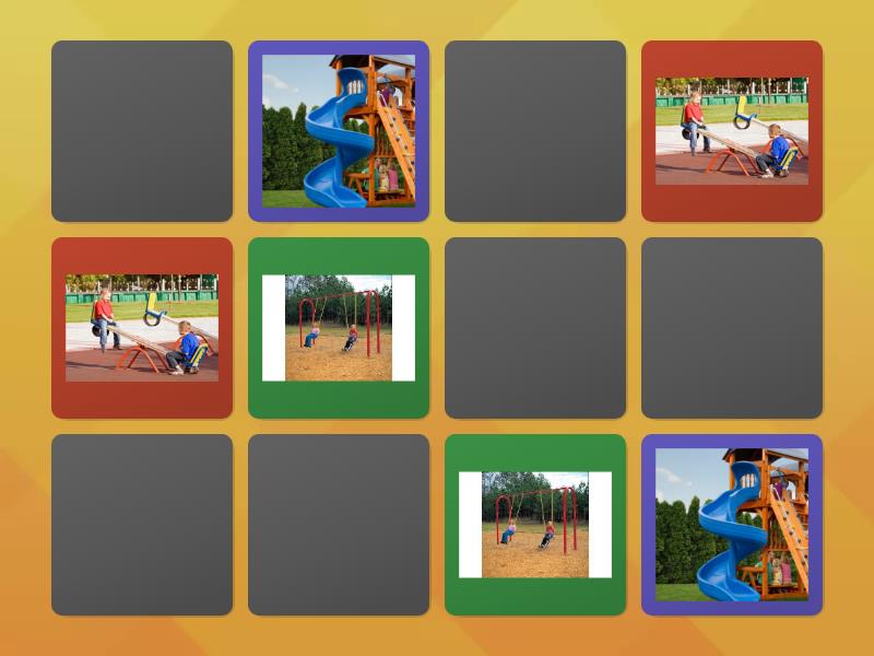 Memory game - Playground - Matching pairs