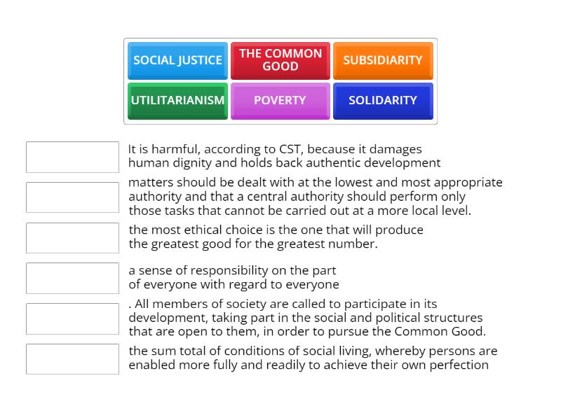 COMMON GOOD - Match up