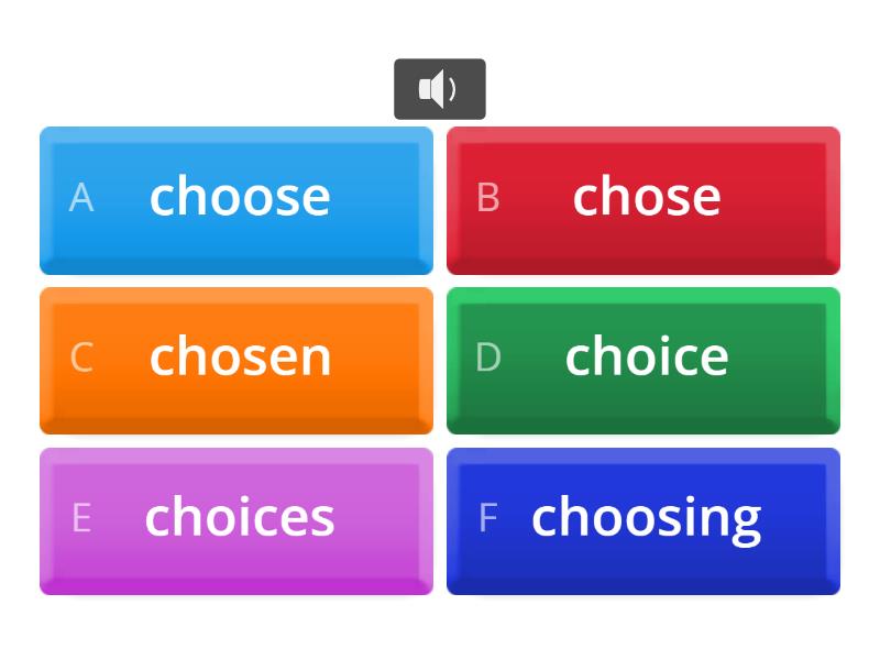 choose - Quiz