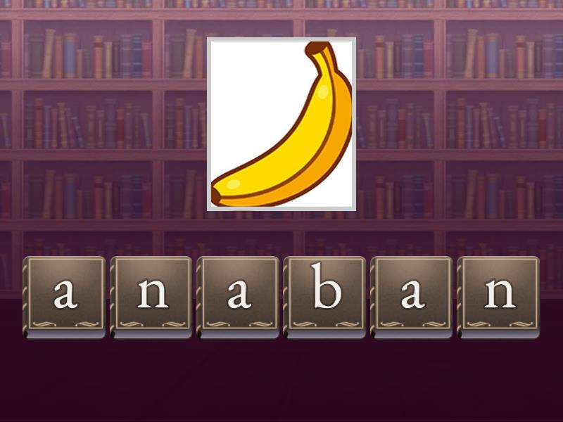 First Friends 1 Unit 10 food - Anagrama