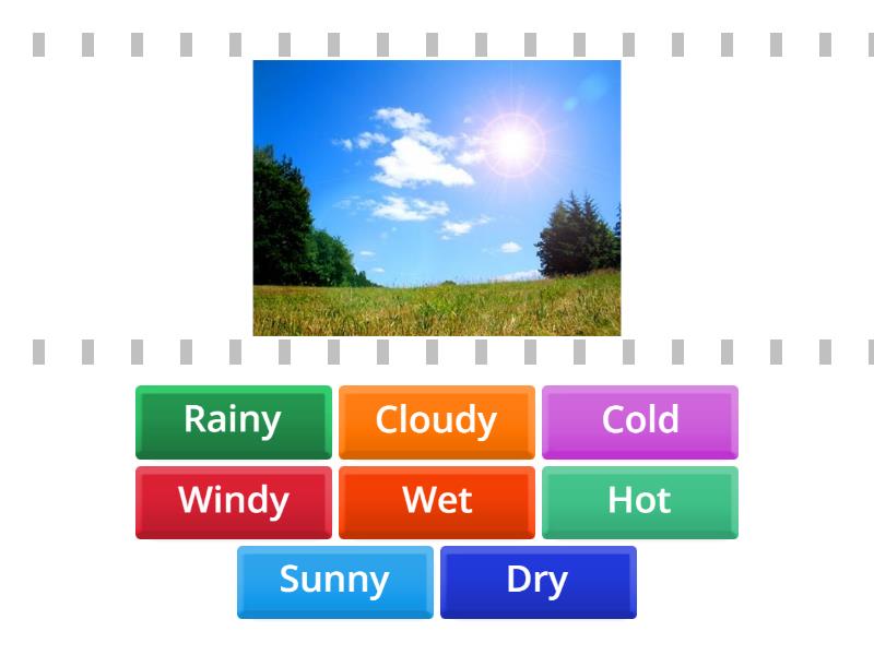 Identify the weather - Find the match