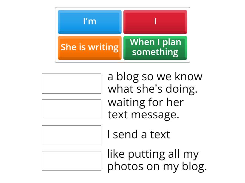 PIE 1B Grammar Lead in (Star) - Match up