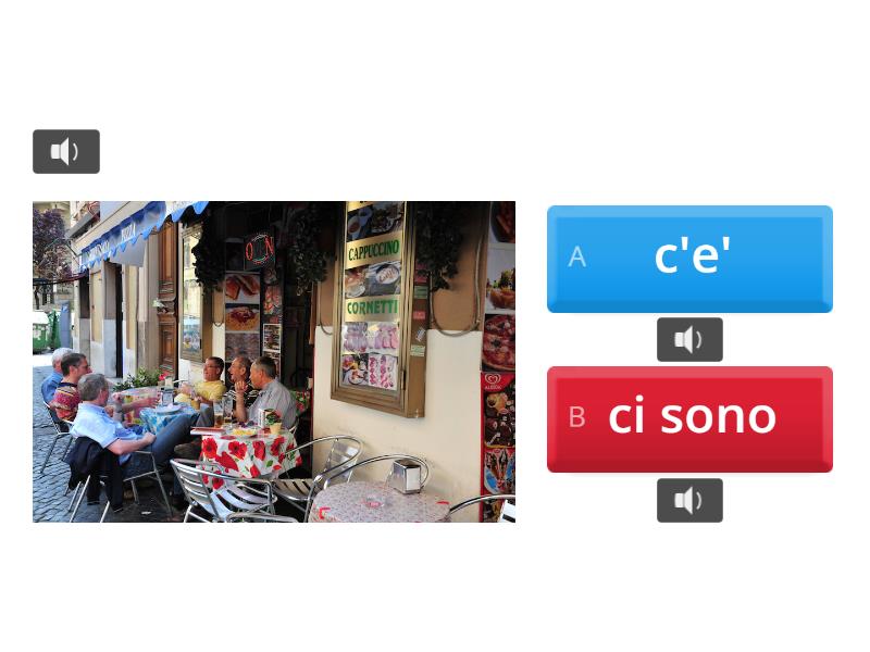 C'E' / CI SONO e LA PIAZZA 2 - Quiz