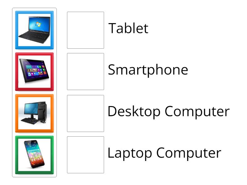 Different types of computers - Match up