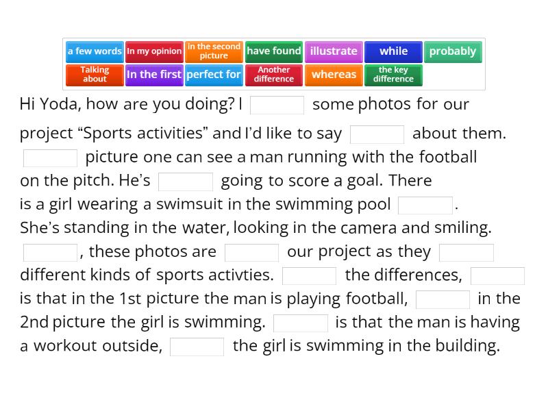 ege speaking part 4 - Complete the sentence