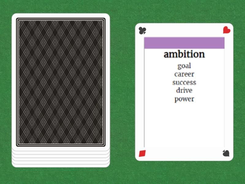 entertainment taboo B2 a - Speaking cards