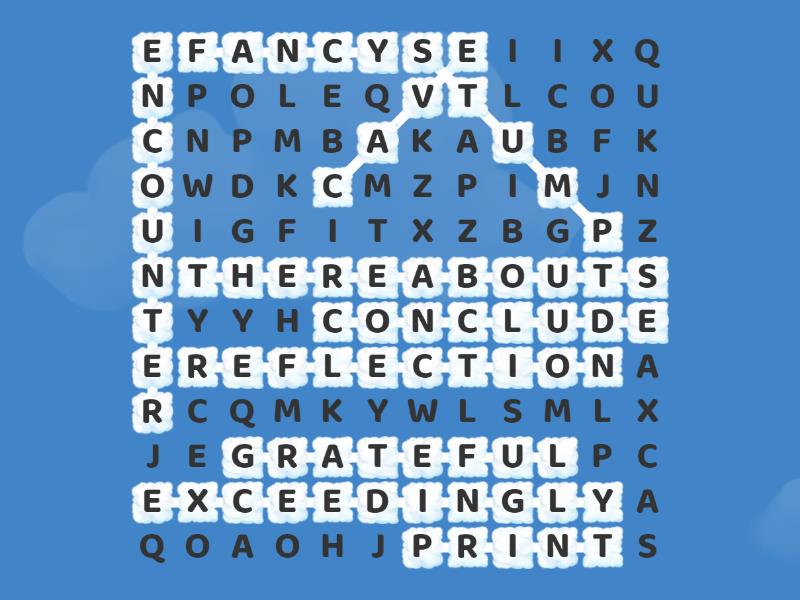 Adventures of Robinson Crusoe - Wordsearch