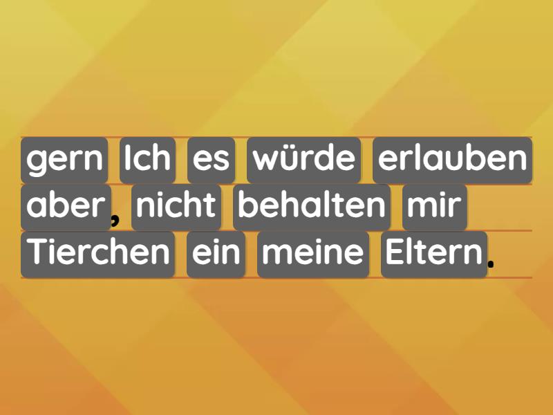 Zwar ...aber - Unjumble