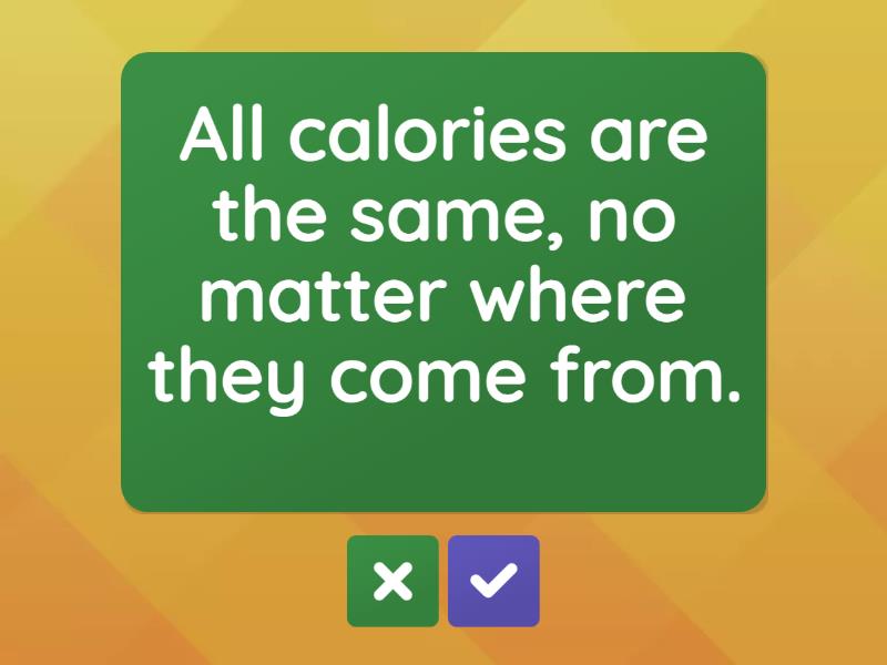 Health Myths: True or False SC - Flash cards