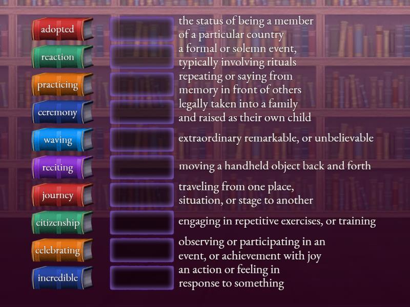 ABC Newsroom 2 - News Story 3 Vocabulary - Match up