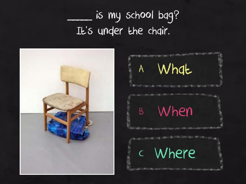 P2 Question words Revision - Quiz