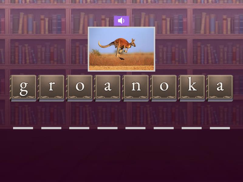 животные часть 2 Module 3 Spotlight 2 - Anagram