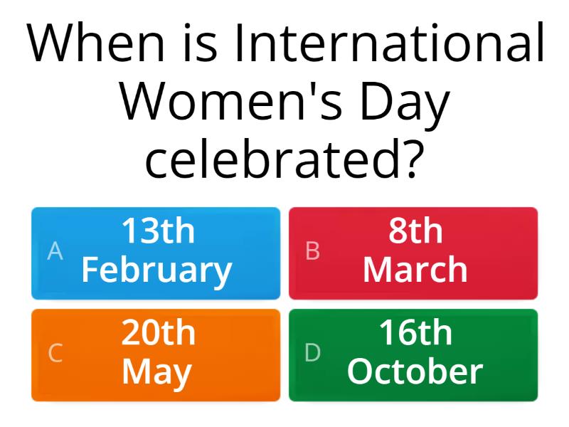International Women's Day - Quiz