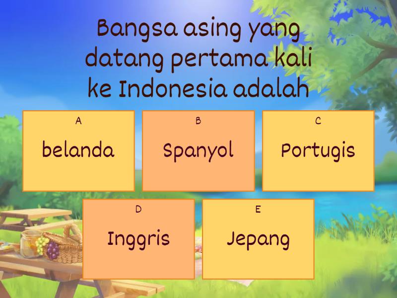 KEDATANGAN BANGSA ASING KE INDONESIA - Kuis