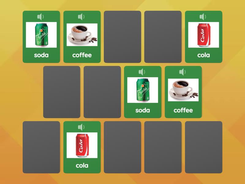 Wonder World 5 U1 the best drink - Matching pairs