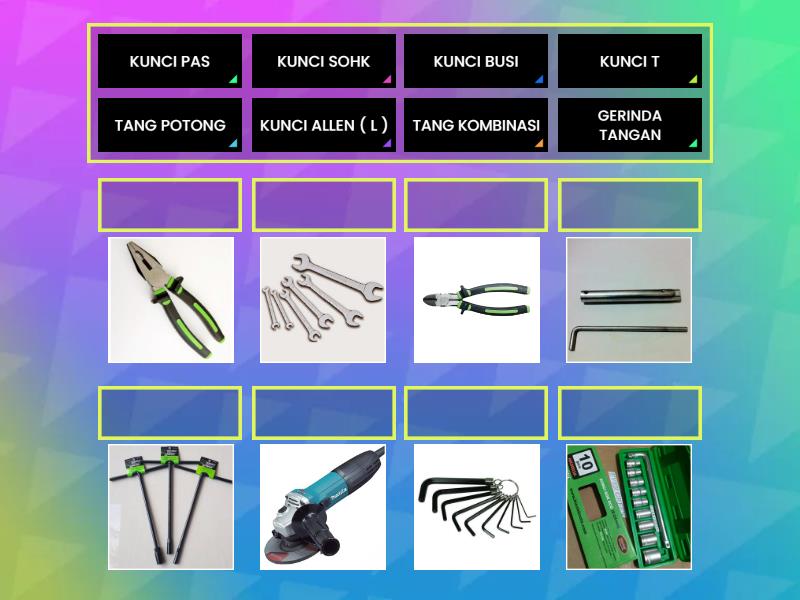 PERALATAN TANGAN ( HAND TOOLS ) PADA BENGKEL OTOMOTIF - Match up