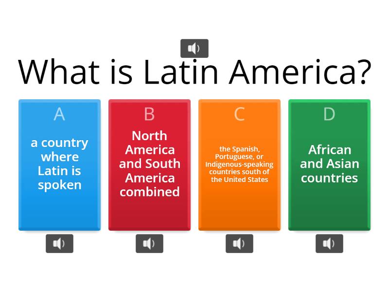 All About Latin America - Quiz