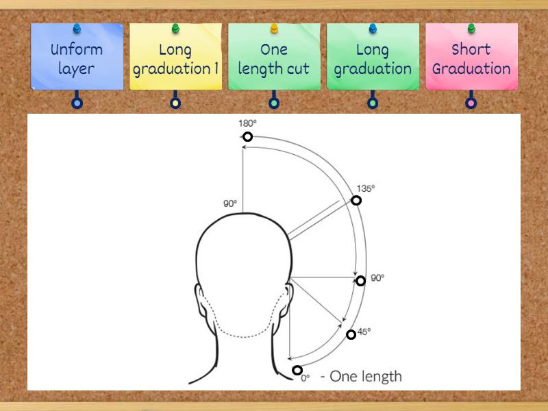 Cutting angles - Labelled diagram