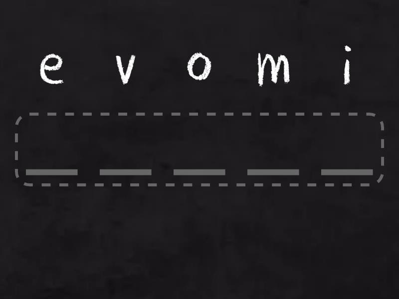 Unit 5, Events - Anagrama