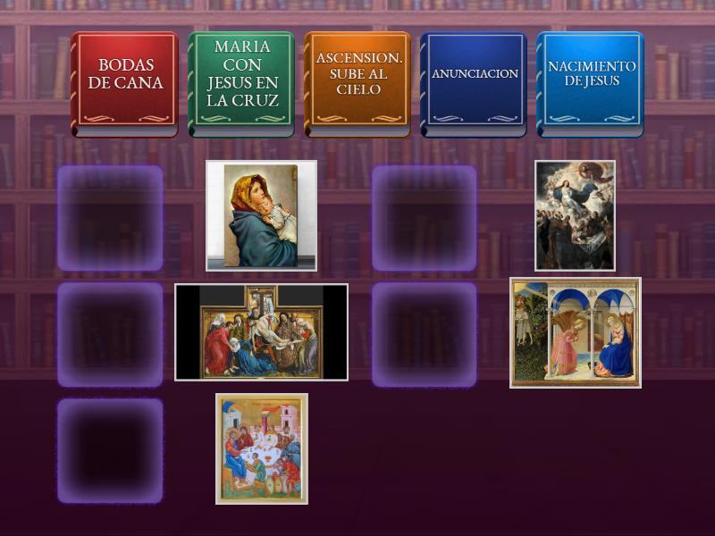 MONENTOS EN LA VIDA DE LA VIRGEN MARIA - Match up